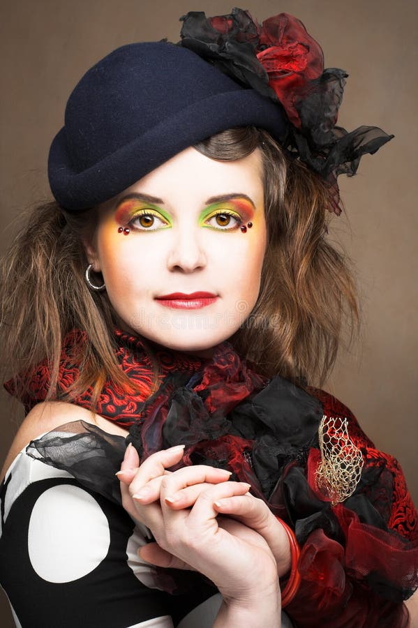 Creative lady. stock image. Image of artistic, love, beautiful - 32627363