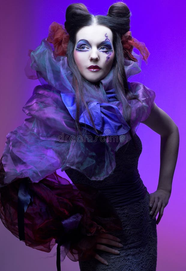 Creative lady stock photo. Image of fantasy, costume - 38162012
