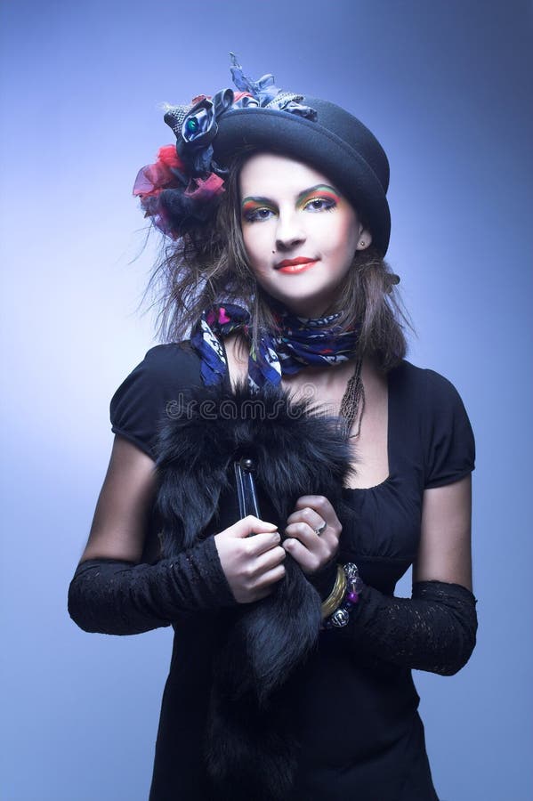 Creative lady. stock image. Image of beautiful, love - 40095667