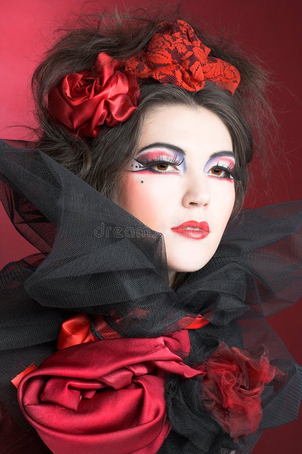 Creative lady. stock image. Image of caucasian, coquette - 32490383