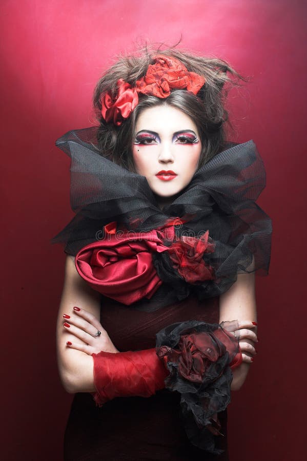 Creative lady. stock image. Image of coquette, caucasian - 32603595