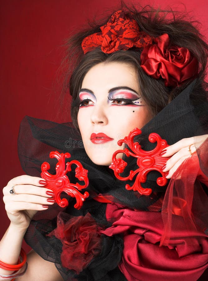 Creative lady. stock photo. Image of female, event, girl - 40089950