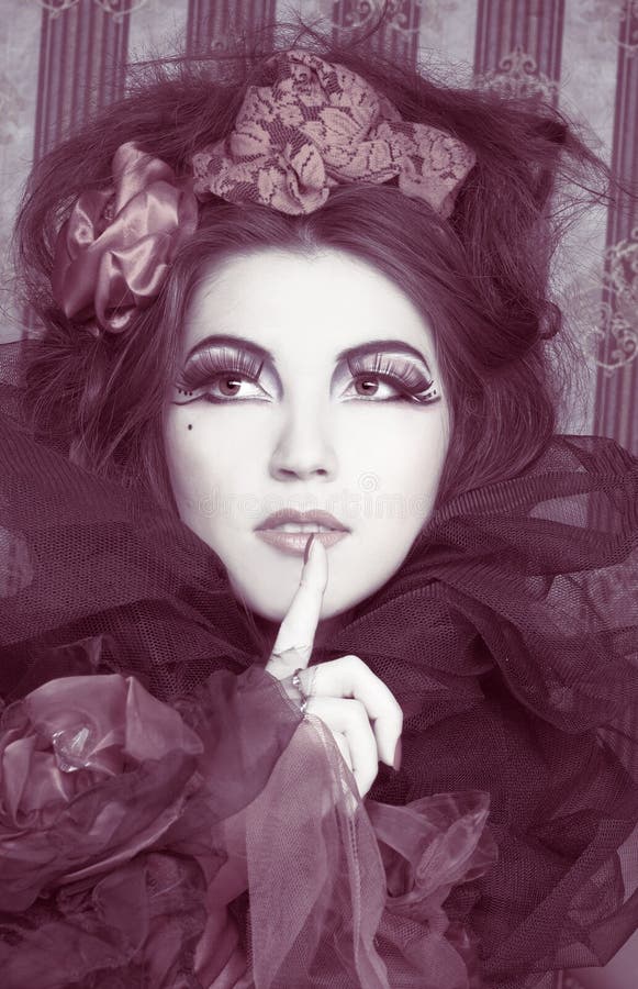 Creative lady. stock image. Image of eccentric, creative - 40648097