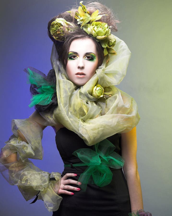 Creative lady. stock photo. Image of design, elegance - 39878302