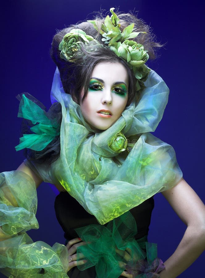 Creative lady. stock photo. Image of design, elegance - 39878302