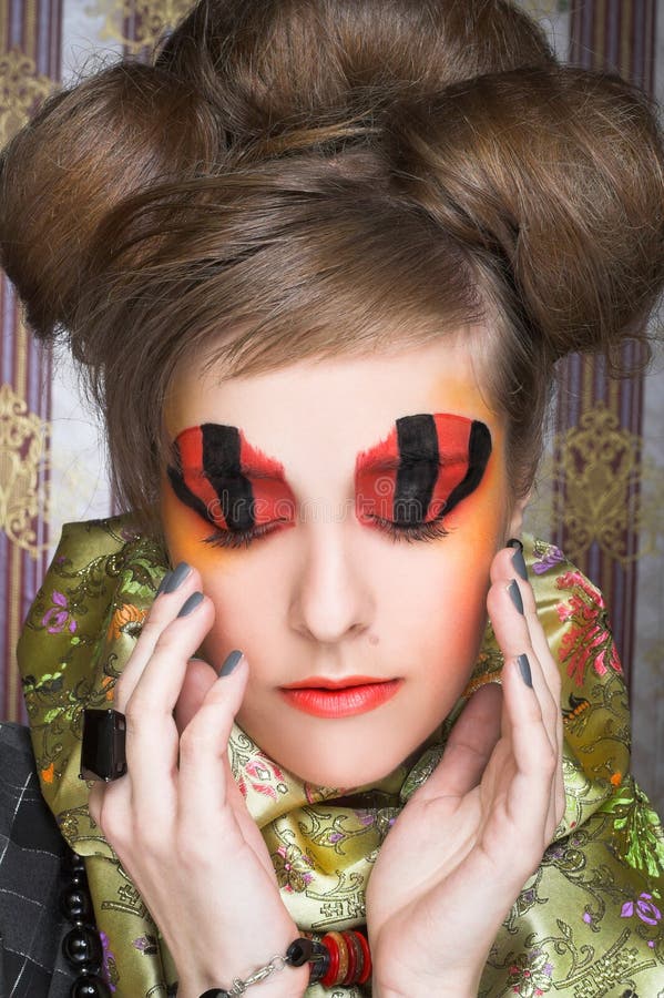 Creative lady. stock photo. Image of lady, dream, dramatic - 32799714