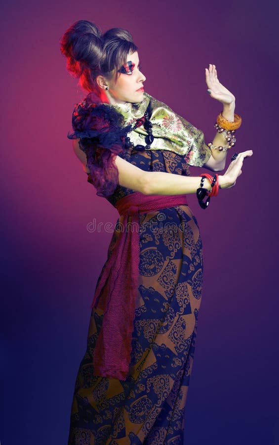 Creative lady. stock photo. Image of artistic, beautiful - 37190342