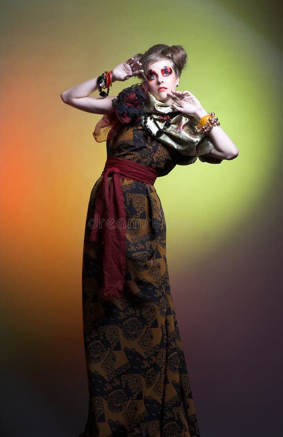 Creative lady. stock photo. Image of lady, dream, dramatic - 32799714