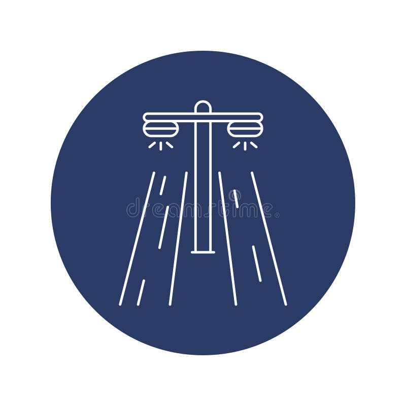 Creative lamp post icon stock vector. Illustration of isolated - 241220749