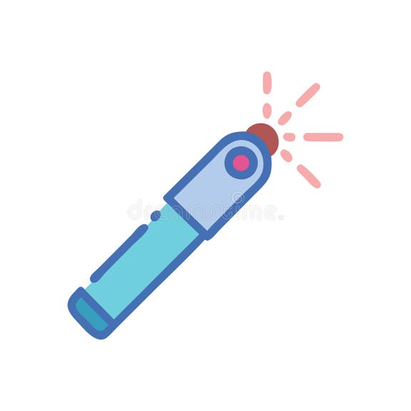 Creative Laser Pointer Icon for Interactive Use Stock Vector ...