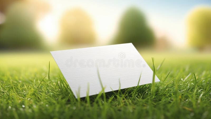 Creative Layout Composition Frame Made of Green Fresh Grass with a ...
