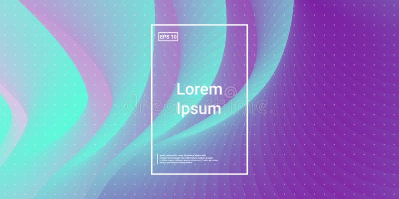 Creative Layout Flow Shapes. Minimal Geometric Gradient Stock Vector ...