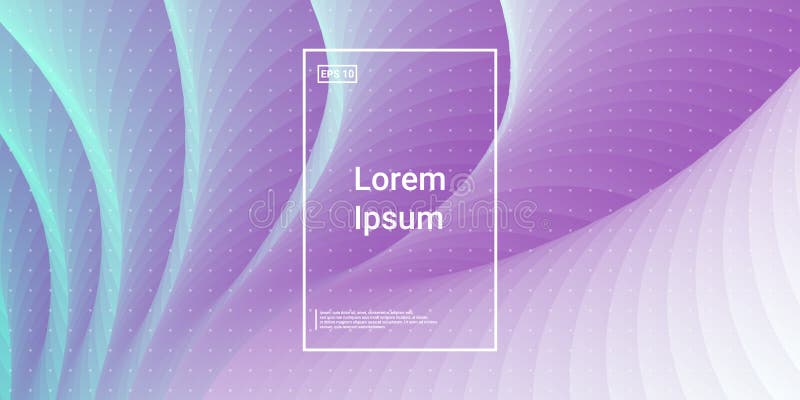 Creative Layout Flow Shapes. Minimal Geometric Gradient Stock Vector ...