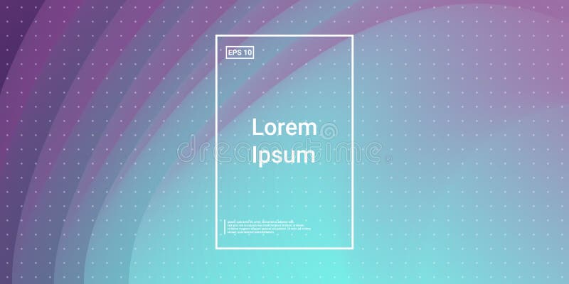 Creative Layout Flow Shapes. Minimal Geometric Gradient Stock Vector ...