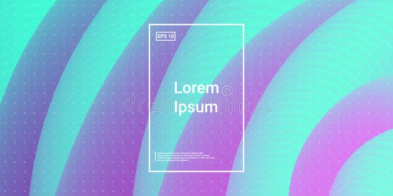 Creative Layout Flow Shapes. Minimal Geometric Gradient Stock Vector ...