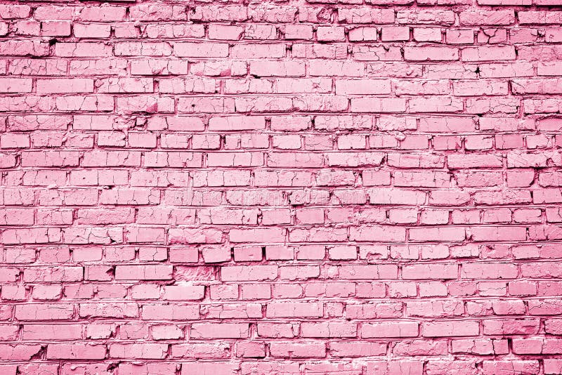 Creative Layout of Light Pink Brick Wall Stock Photo - Image of ...
