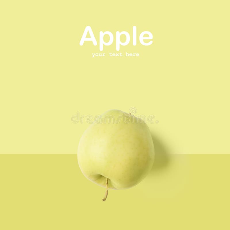 Creative Layout Made of Apple, Flat Lay. Food Concept. Stock Photo ...