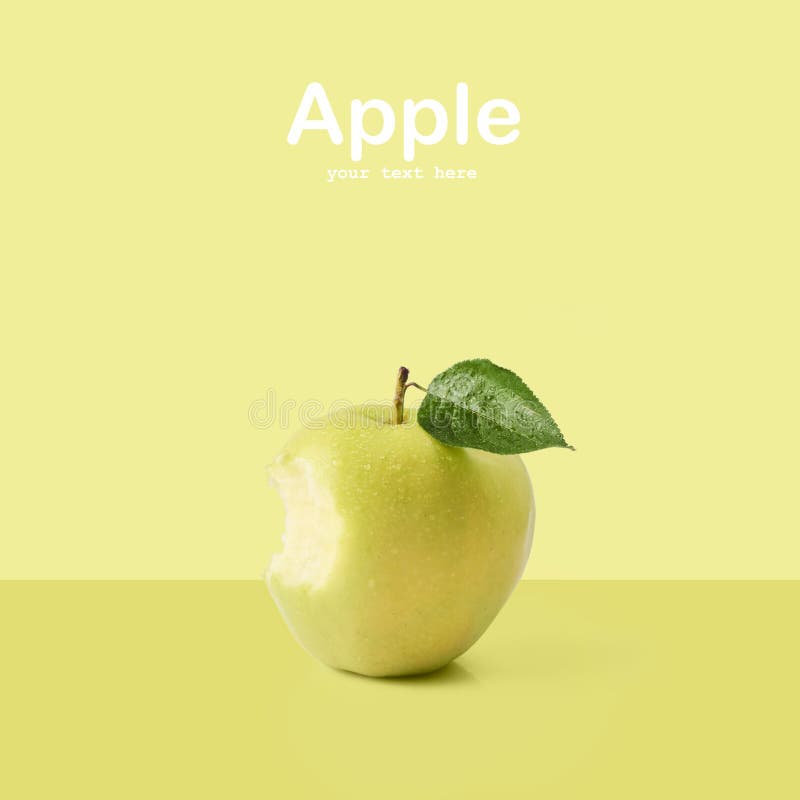 Creative Layout Made of Apple, Flat Lay. Food Concept. Stock Image ...