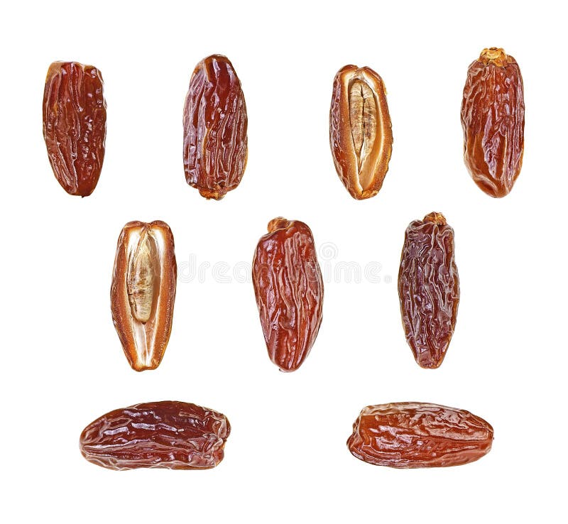 Creative Layout Made of Dried Dates. Tropical Abstract Background ...