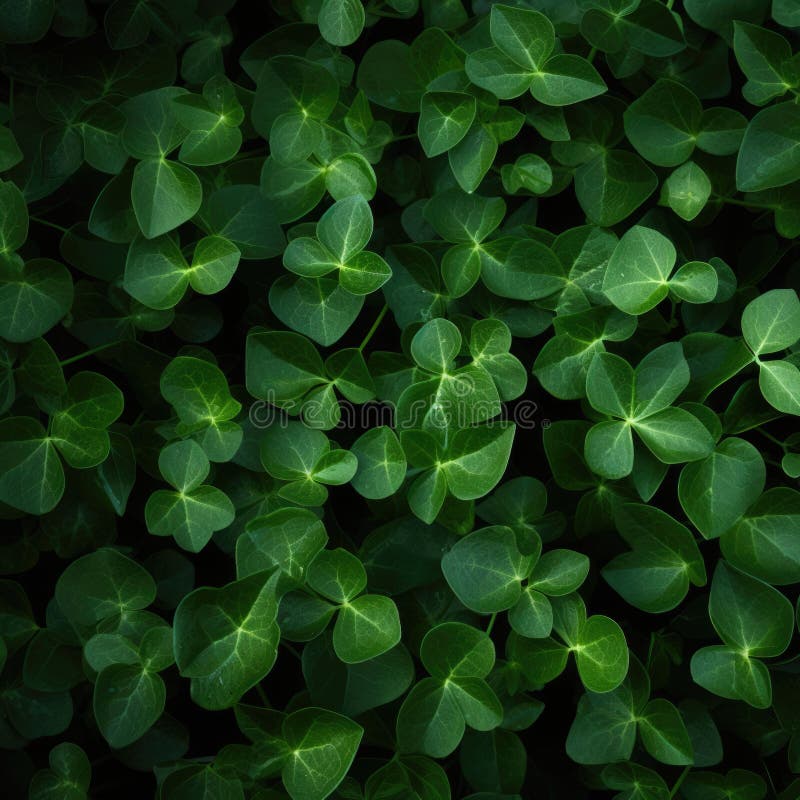 Creative Layout Made from Green Leaves. Nature Background Stock Photo ...