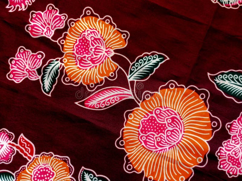 Creative Layout Made of Indonesia Traditional Clothes Called Batik ...