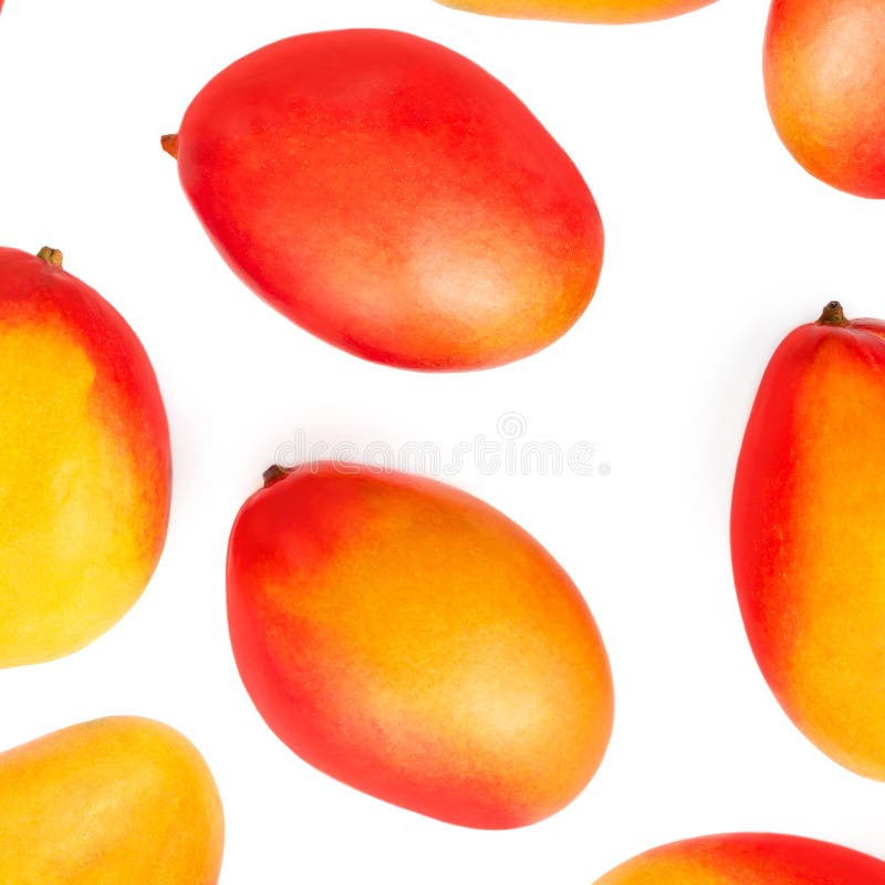 Creative Layout Made of Mango Fruit. Tropical Abstract Background ...
