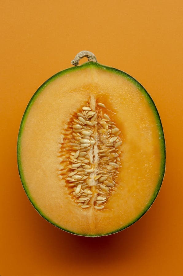 Creative Layout Made of Melon. Flat Lay. Food Concept. Melon on the ...