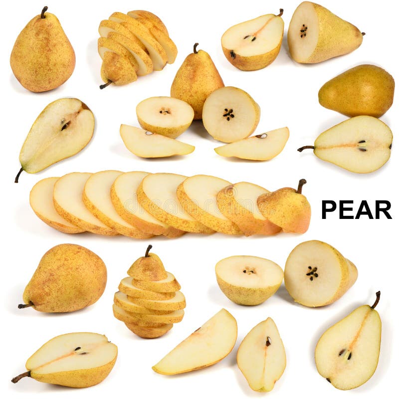 Creative Layout Made of Pears. Pears Macro Studio Photo Stock Photo ...