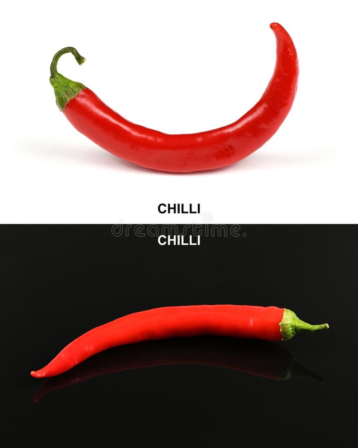 Creative Layout Made of Red Chilli Peppers Stock Photo - Image of heat ...