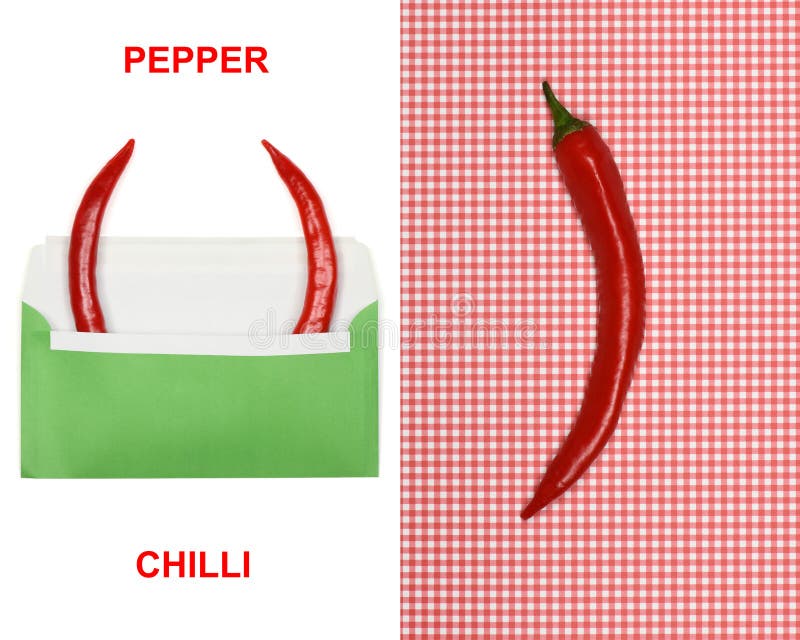 Creative Layout Made of Red Chilli Peppers Stock Photo - Image of fresh ...