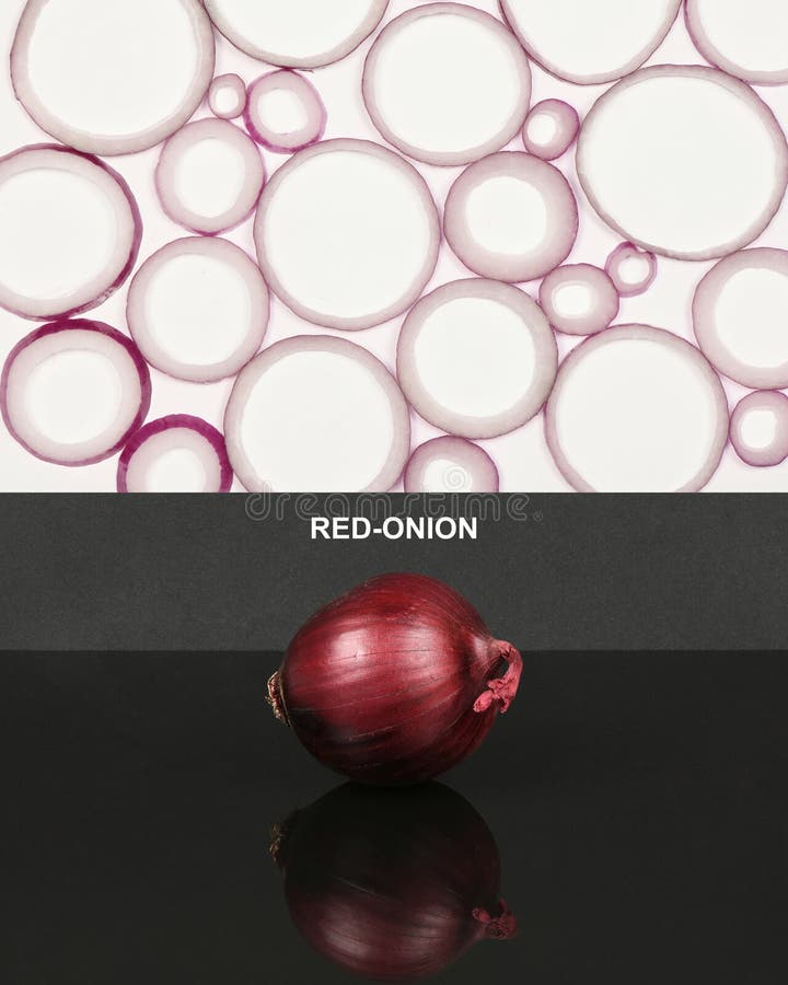 Creative Layout Made of Red Onion. High Resolution Photo Stock Photo ...
