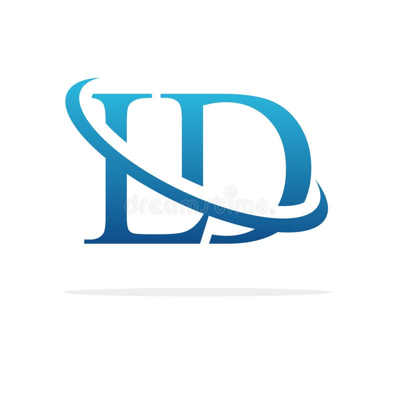 Creative LD Logo Icon Design Stock Vector - Illustration of text ...