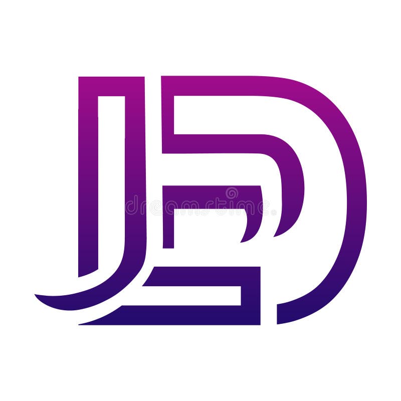 Creative LD Logo Icon Design Stock Vector - Illustration of success ...