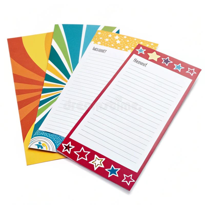 Creative Leaflets with Space for Text on White Background Stock ...