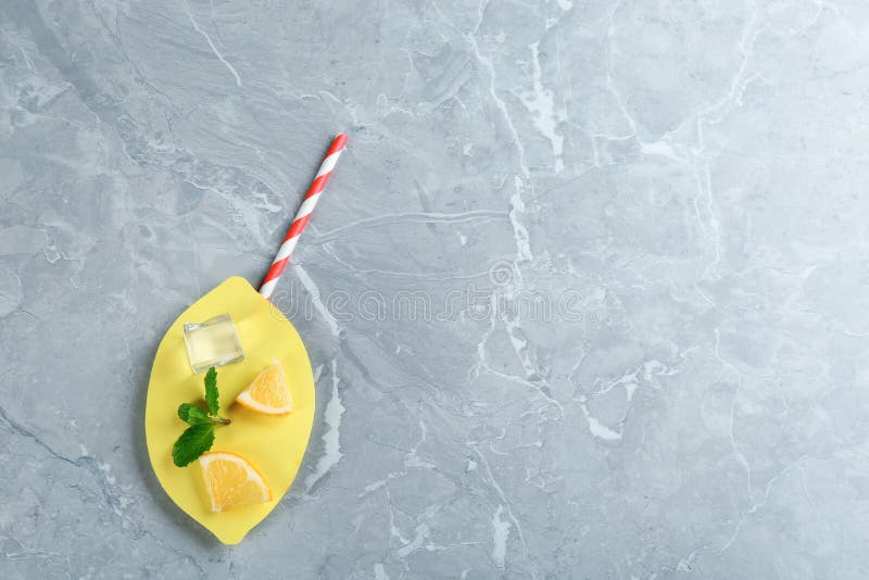 Lemonade on Marble Background Stock Photo Stock Photo - Image of ...