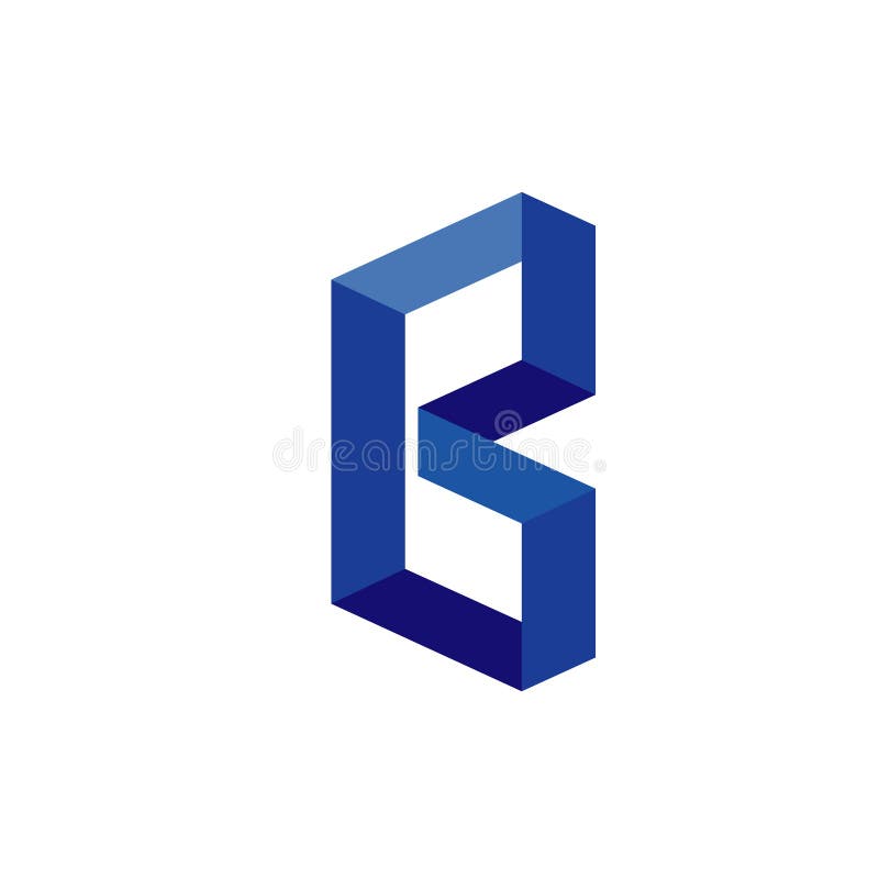 Creative Letter B, B Technology Logo Vector Stock Vector - Illustration ...
