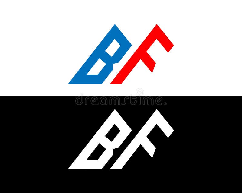 Creative Letter BF Logo Icon Design Stock Vector - Illustration of ...