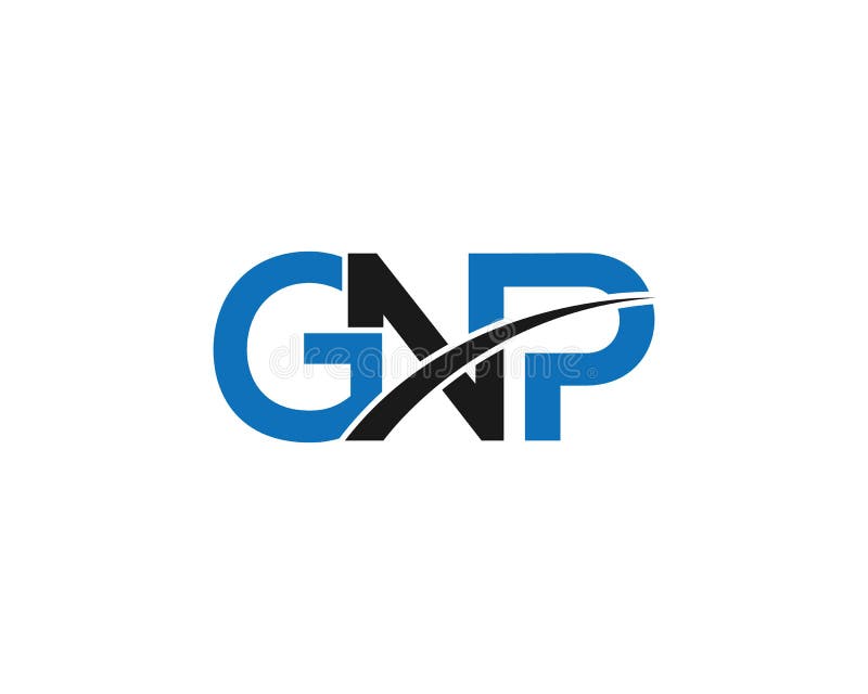 Creative Letter GNP Logo Icon Design Concept Vector Template Stock ...