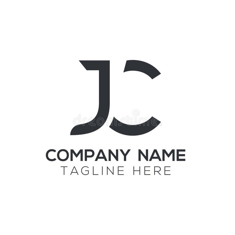 Creative Letter JC Logo Design Vector Template. Initial Linked Letter ...