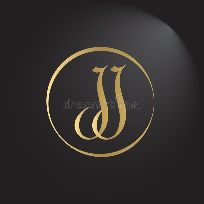 Creative Letter JJ Logo Design Vector Template. Initial Linked Letter ...