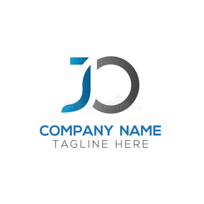 Creative Letter JO Logo Design Vector Template. Initial Linked Letter ...