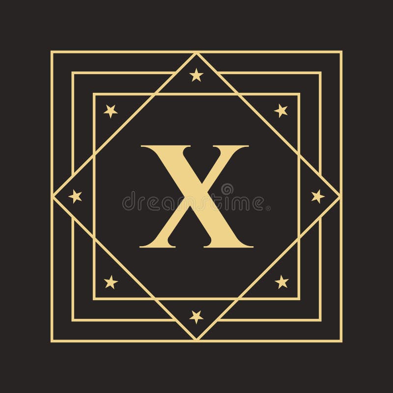 Creative Letter X Logo with Elegant and Stylish Luxury Concept. Initial ...