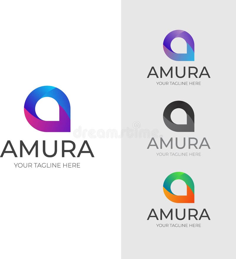 Creative Letter a Logo in Small Caps Stock Vector - Illustration of ...
