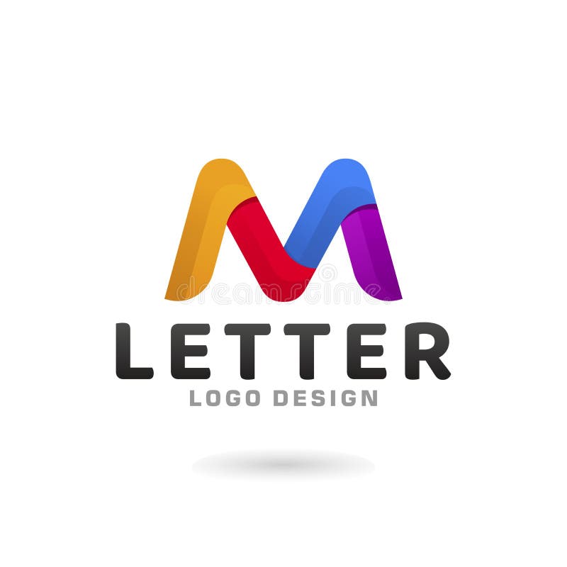 Creative Letter M Logo Templates Stock Vector - Illustration of concept ...