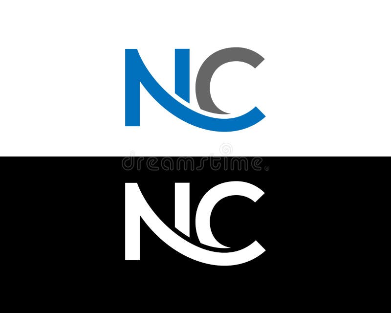 Creative Letter NC Logo Icon Design Stock Vector - Illustration of ...