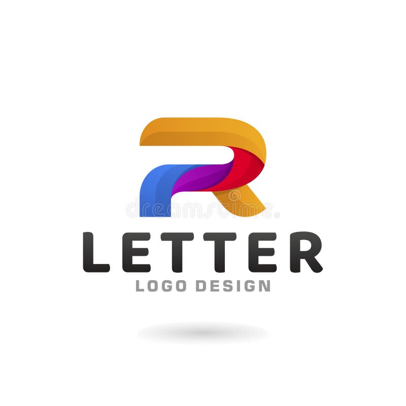Creative Letter R Logo Templates Stock Vector - Illustration of ...