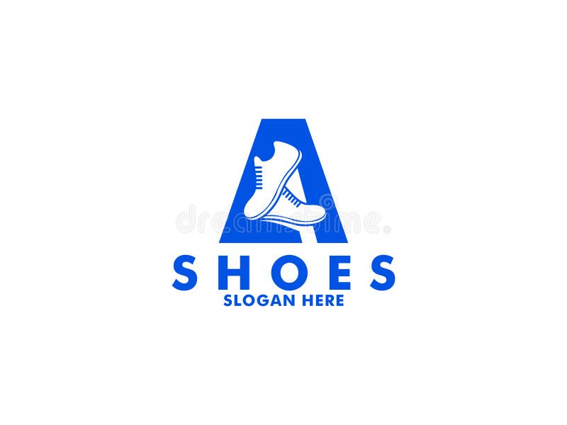 Letter a Shoes Logo Design Vector Icon Graphic Emblem Illustration ...