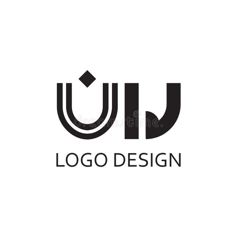 Creative Letter Uw Monogram for Logo Design Template Stock Vector ...