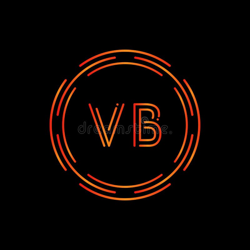 Creative Letter VB Logo Creative Typography Vector Template. Digital ...