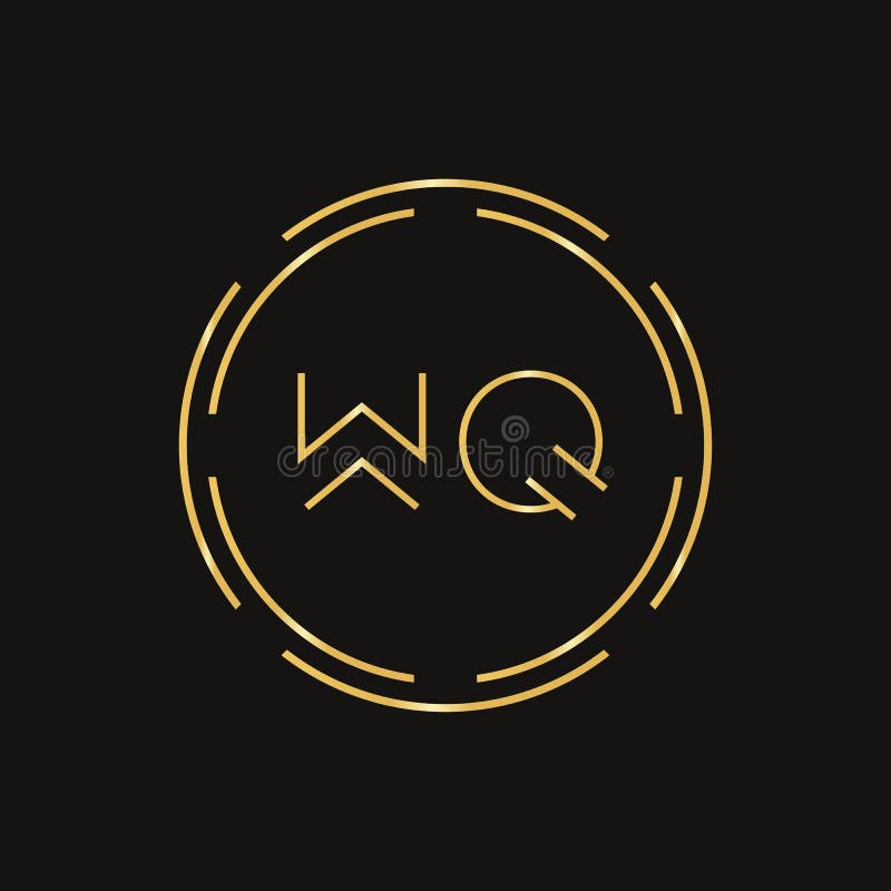 Creative Letter WQ Logo Creative Typography Vector Template. Abstract ...